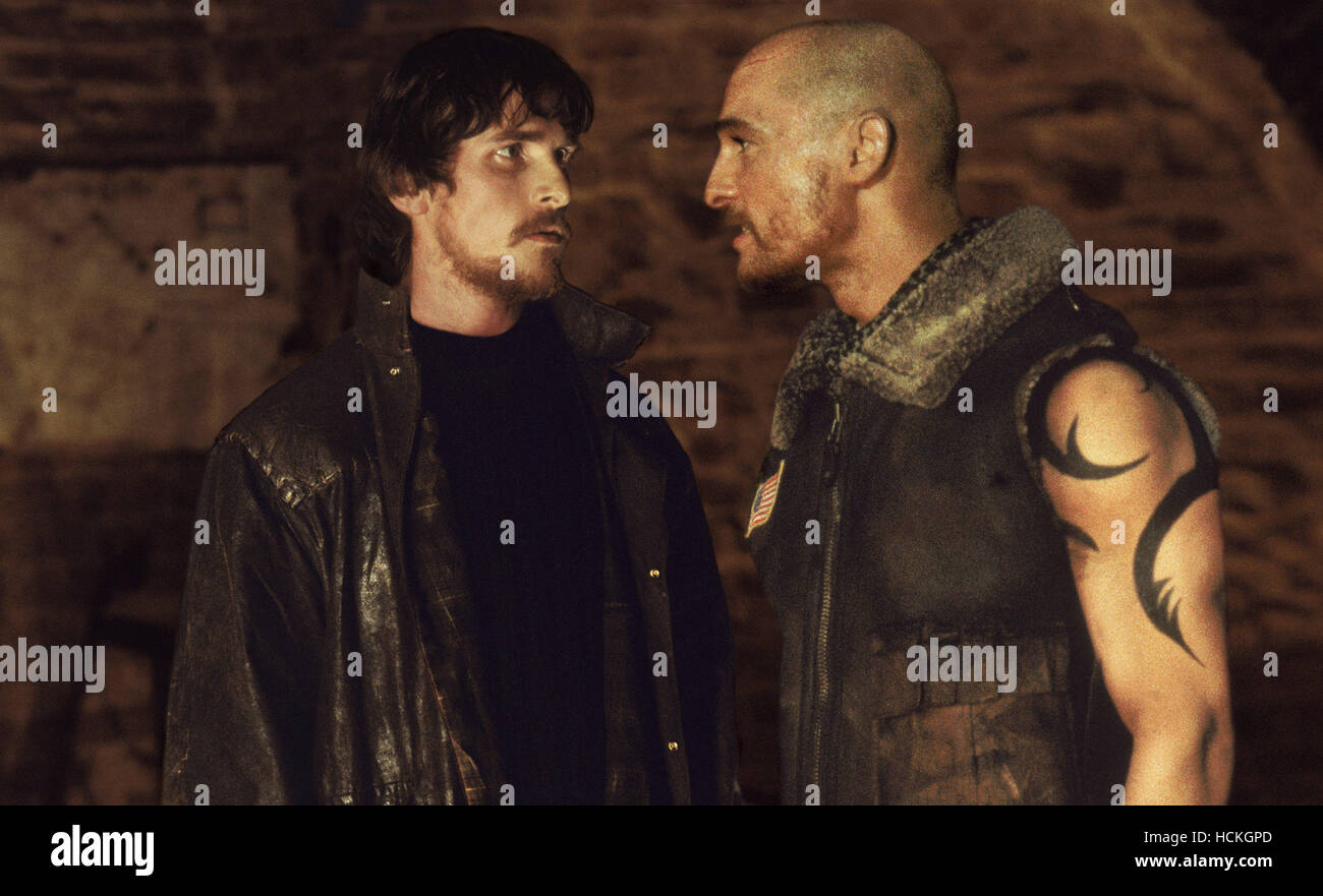 REIGN OF FIRE, Christian Bale, Matthew McConaughey, 2002. ©Walt Disney ...