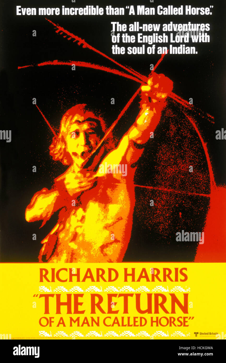 THE RETURN OF A MAN CALLED HORSE, Richard Harris, 1976 Stock Photo - Alamy