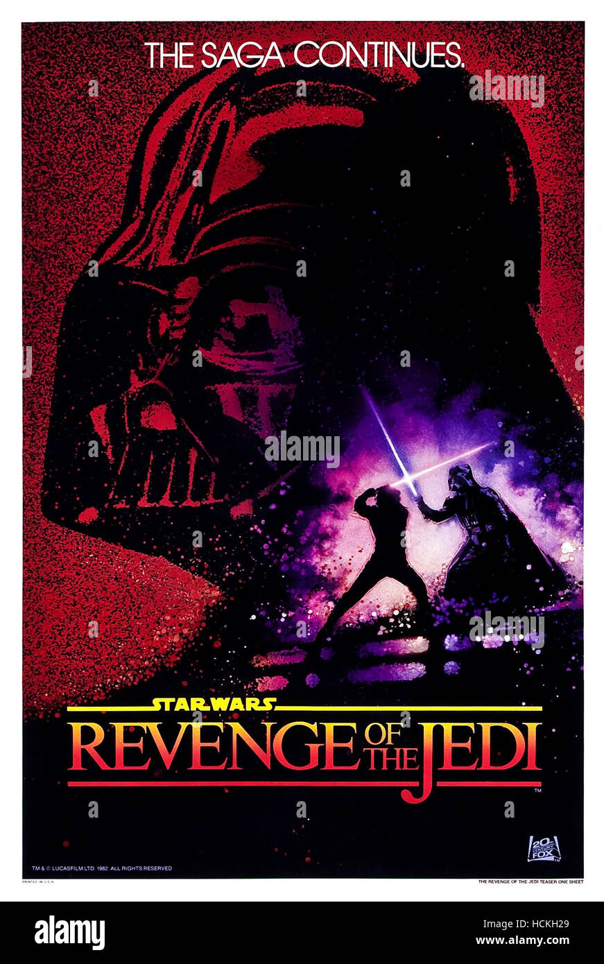 STAR WARS: EPISODE VI - RETURN OF THE JEDI, pre-release poster art with ...