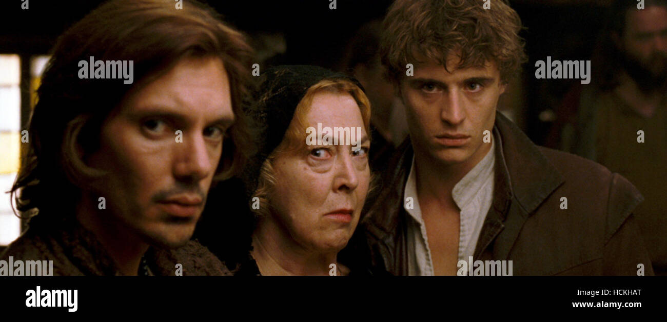 RED RIDING HOOD, from left: Lukas Haas, Christine Willes, Max Irons ...