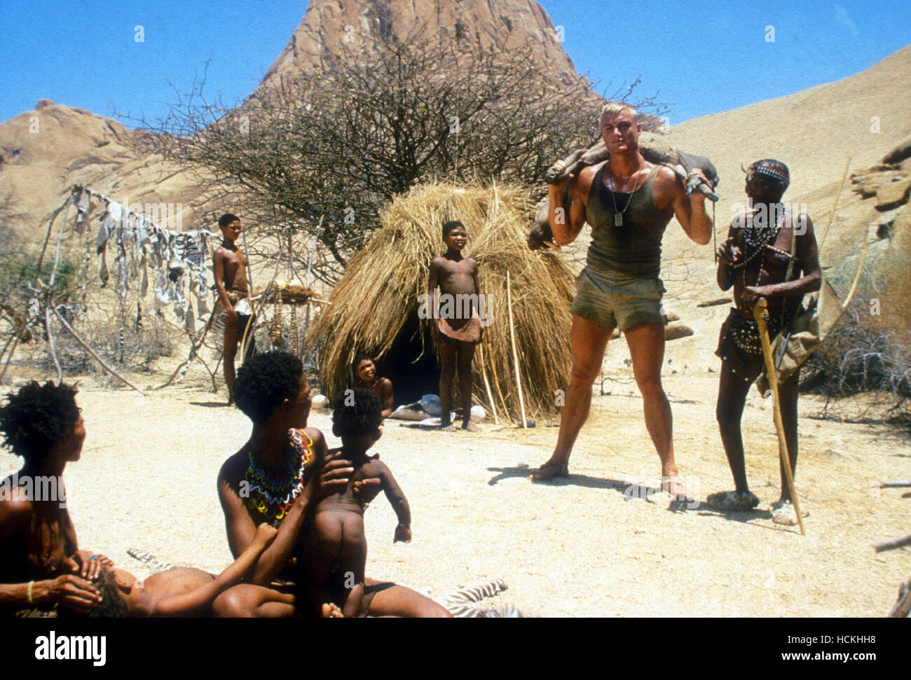 RED SCORPION, Dolph Lundgren (second from right), 1989. ©Shapiro ...