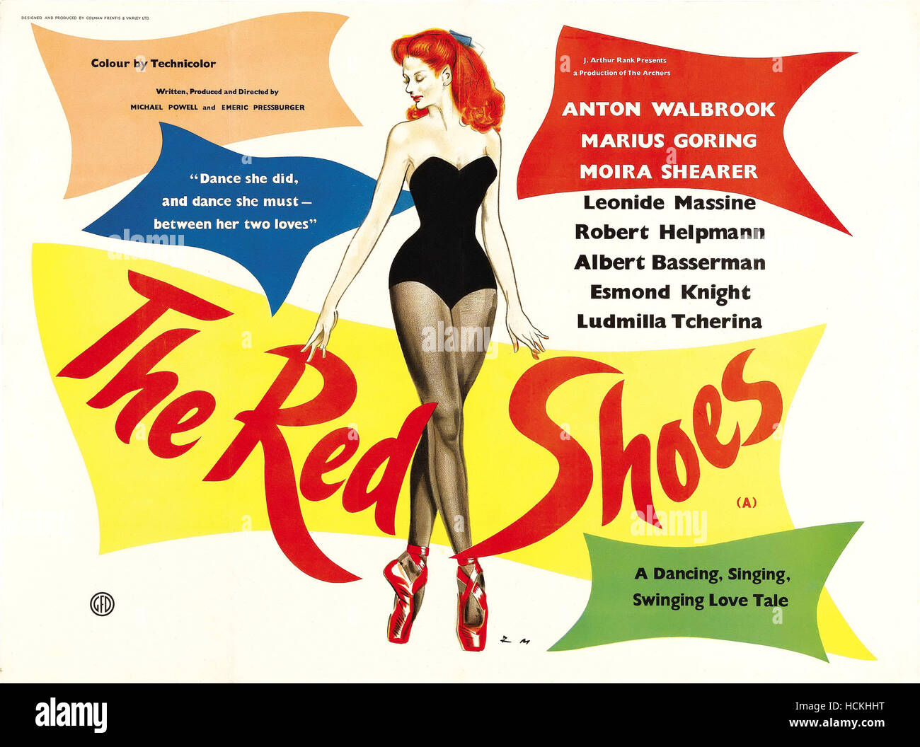 THE RED SHOES, British poster art, Moira Shearer, 1948 Stock Photo - Alamy