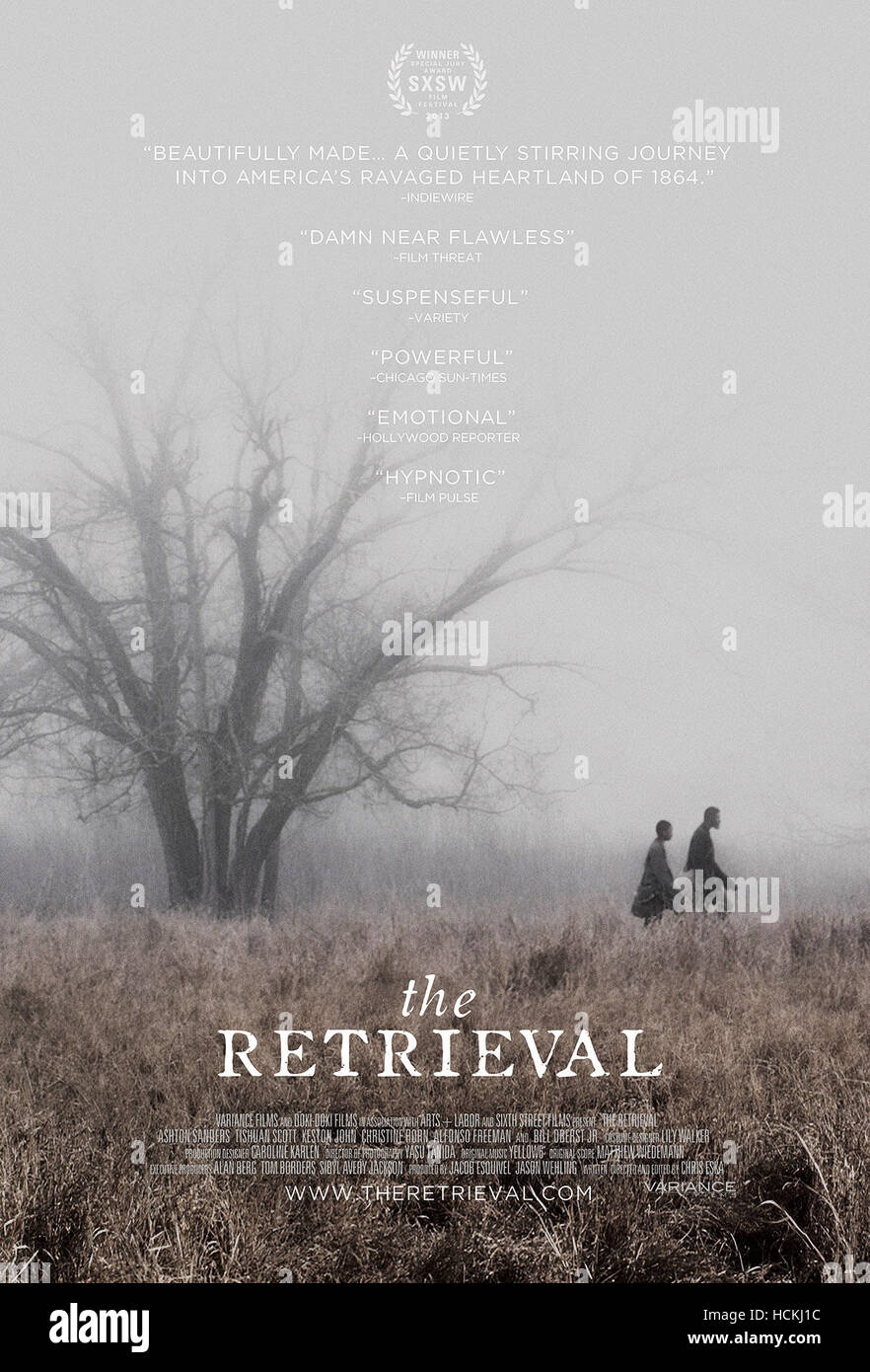 THE RETRIEVAL, US poster art, from left: Ashton Sanders, Tishuan Scott ...