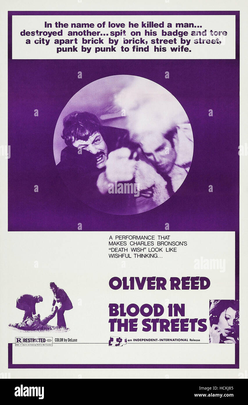 REVOLVER, (aka BLOOD IN THE STREETS), US poster art, top from left ...