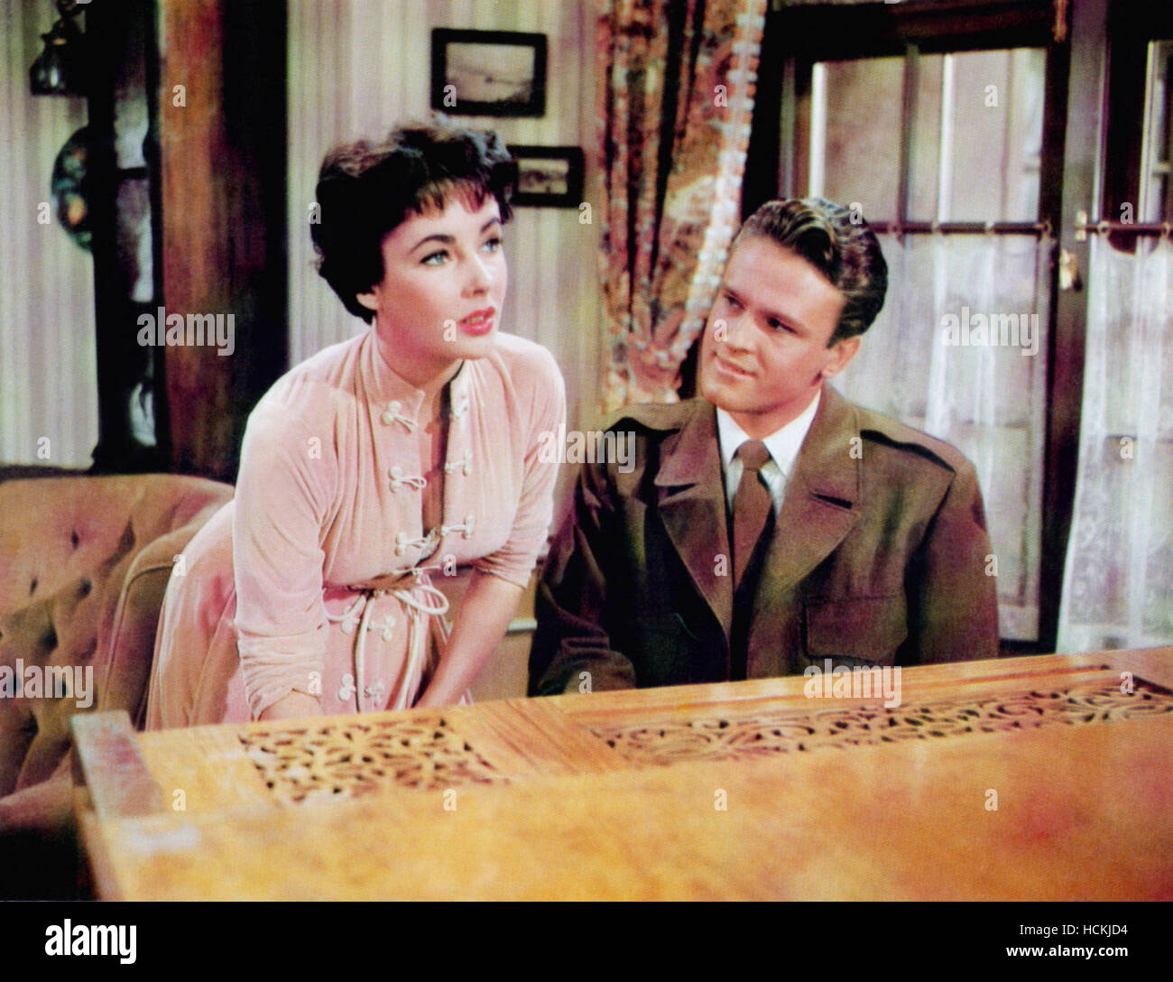 RHAPSODY, from left, Elizabeth Taylor, John Ericson, 1954 Stock Photo ...