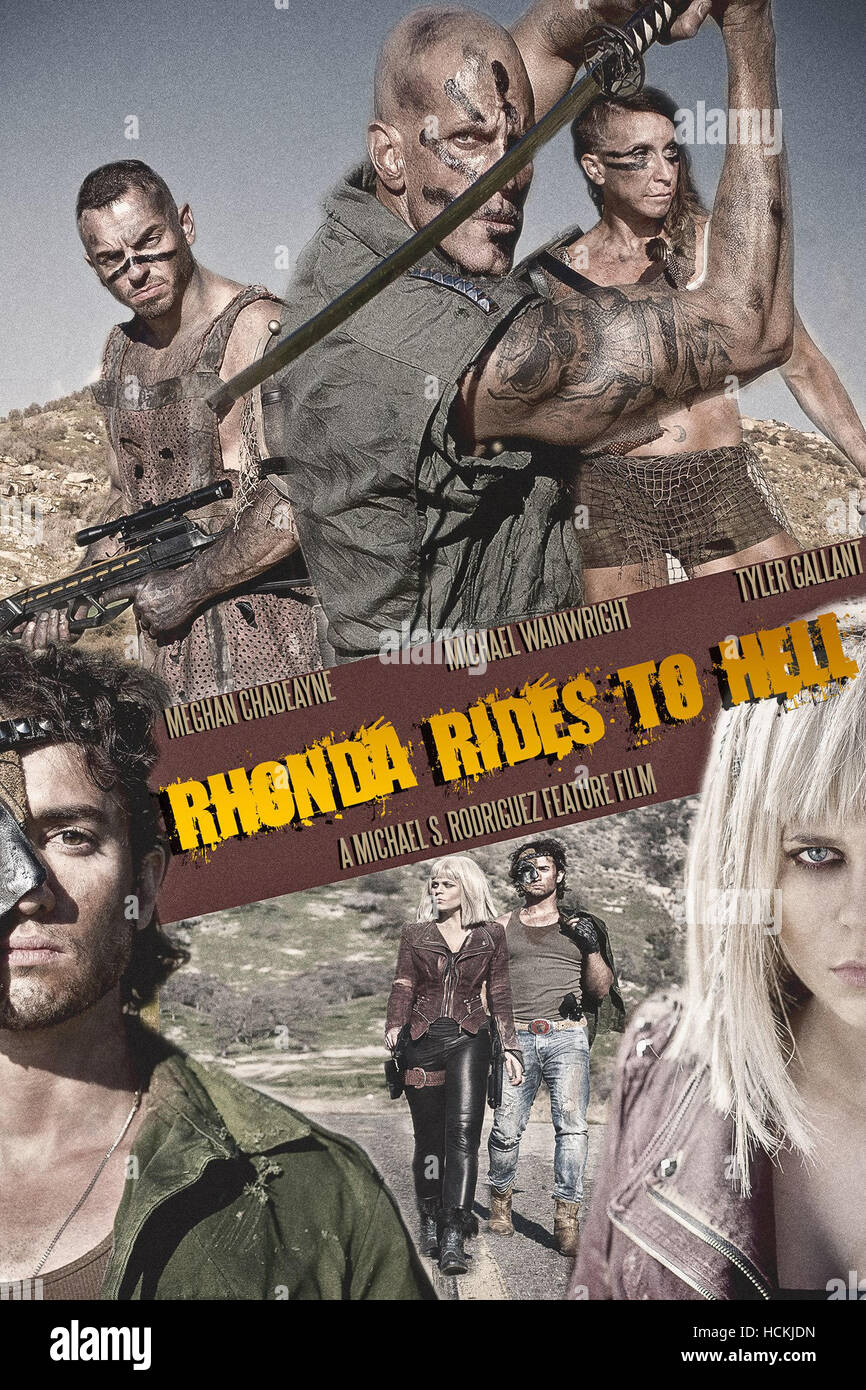 RHONDA RIDES TO HELL, poster, top, from left: Artour Pagosian, Michael ...