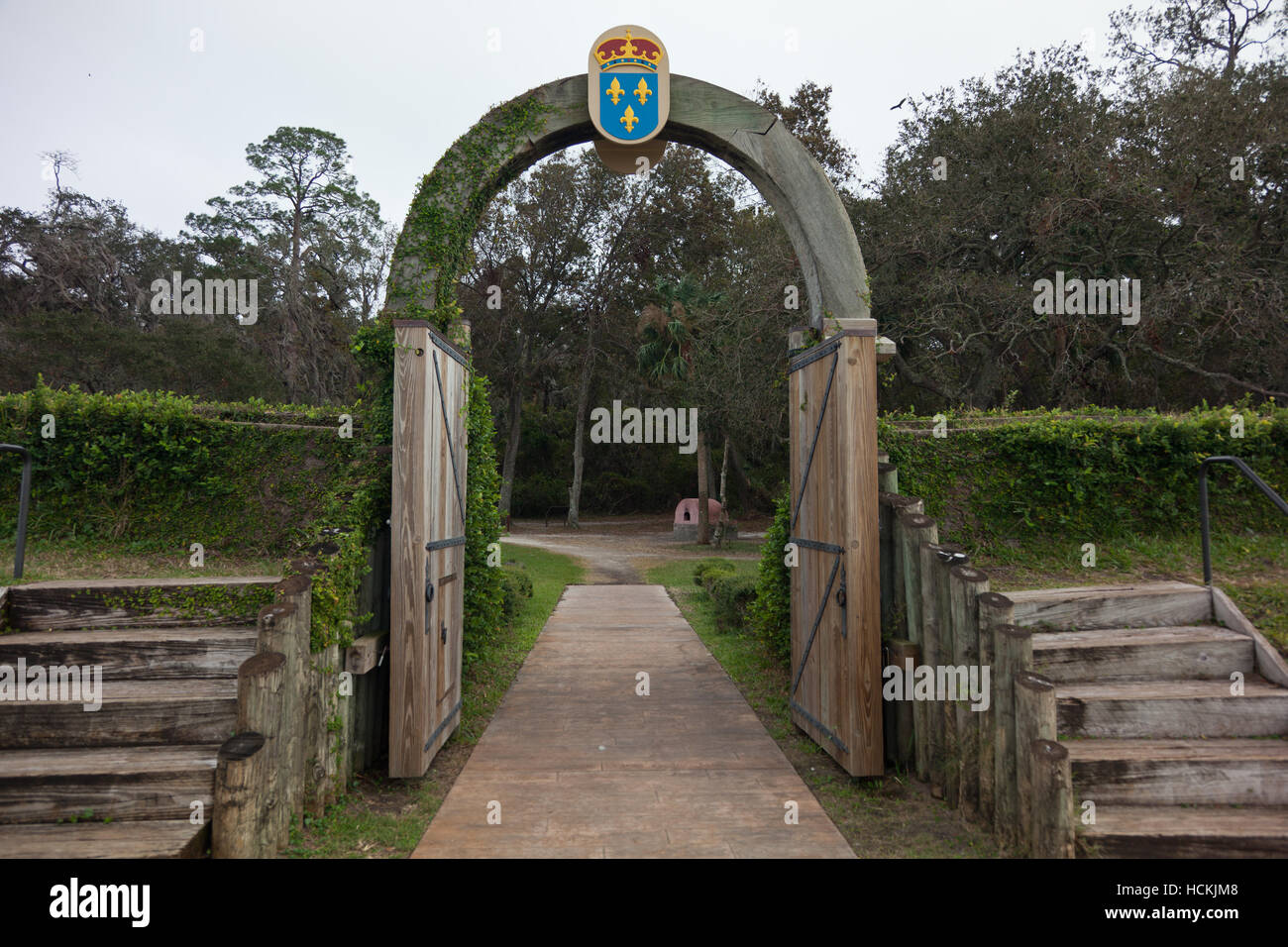 Fort Caroline National Memorial in Jacksonville, FL Stock Photo - Alamy