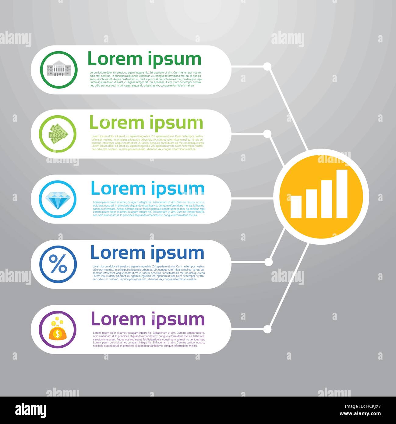 Graphic Set Finance Infographic Icon Business Concept Stock Vector ...