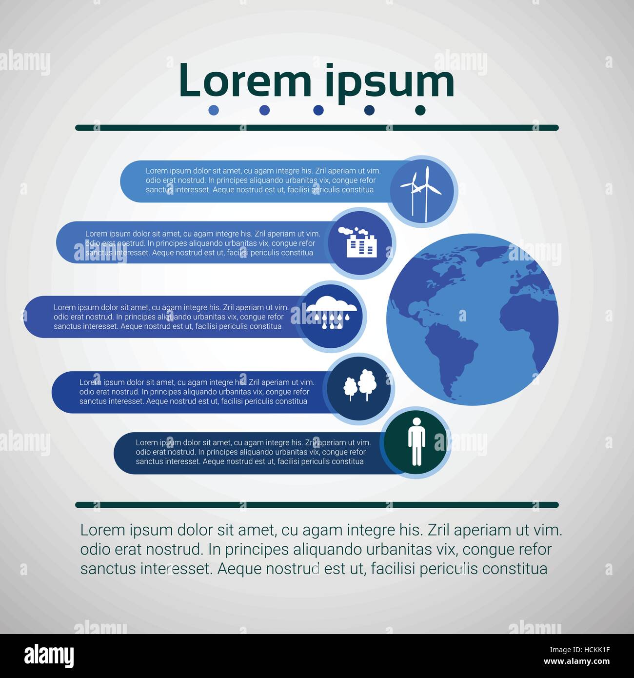 Graph Set Nature Resources Infographic Icon Financial Business Chart ...