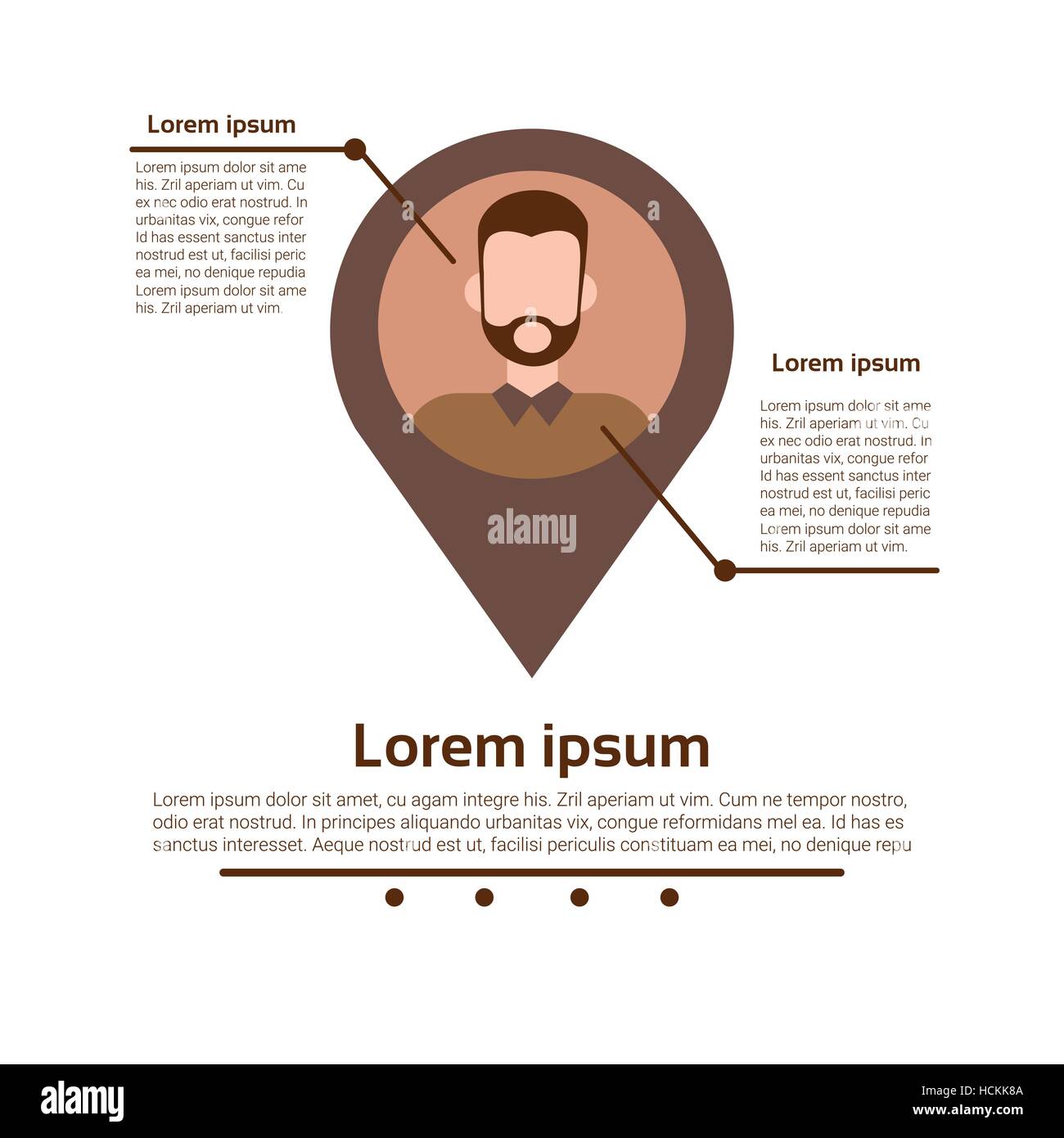 Graph Set Human Resources Infographic Icon Business Network Chart Stock ...