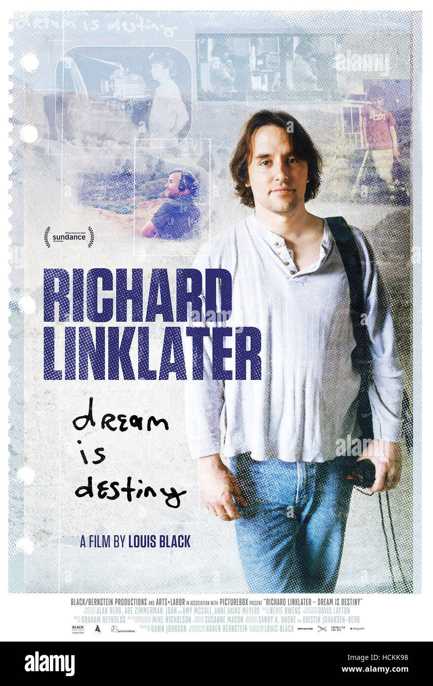 RICHARD LINKLATER: DREAM IS DESTINY, US poster art, Richard Linklater ...