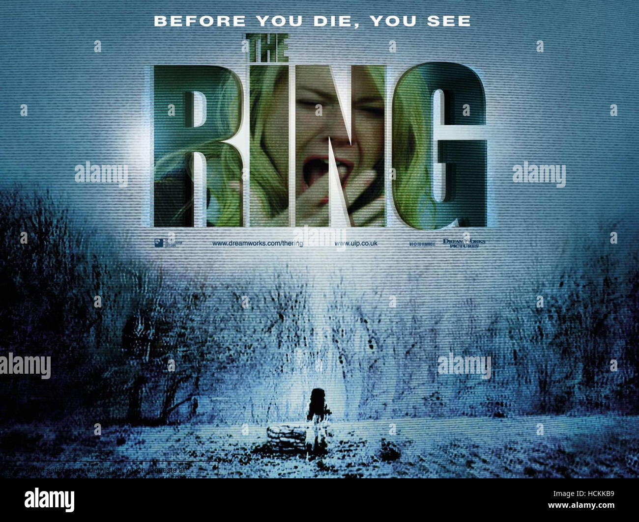 THE RING, British poster art, Naomi Watts, 2002. © DreamWorks ...