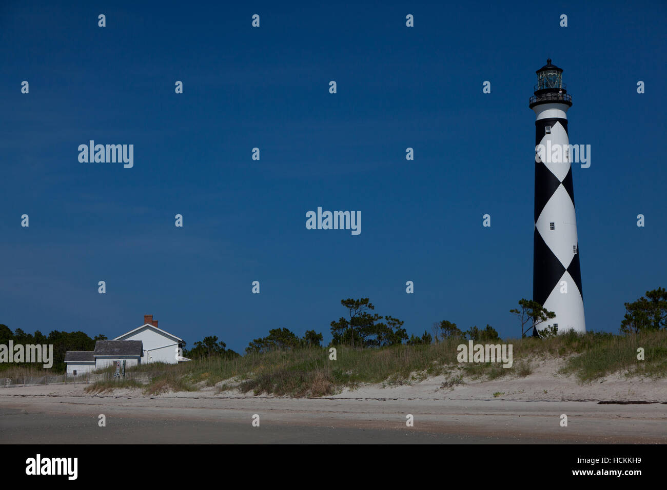 Cape Lookout lighthouse in North Carolina, part of the National ...