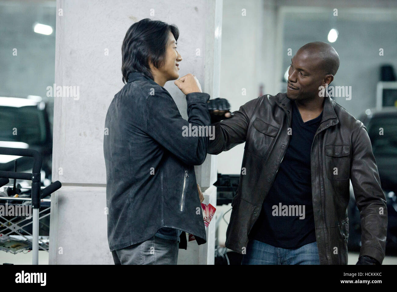 FAST & FURIOUS 6, from left: Sung Kang, Tyrese Gibson, 2013. ph: Giles ...