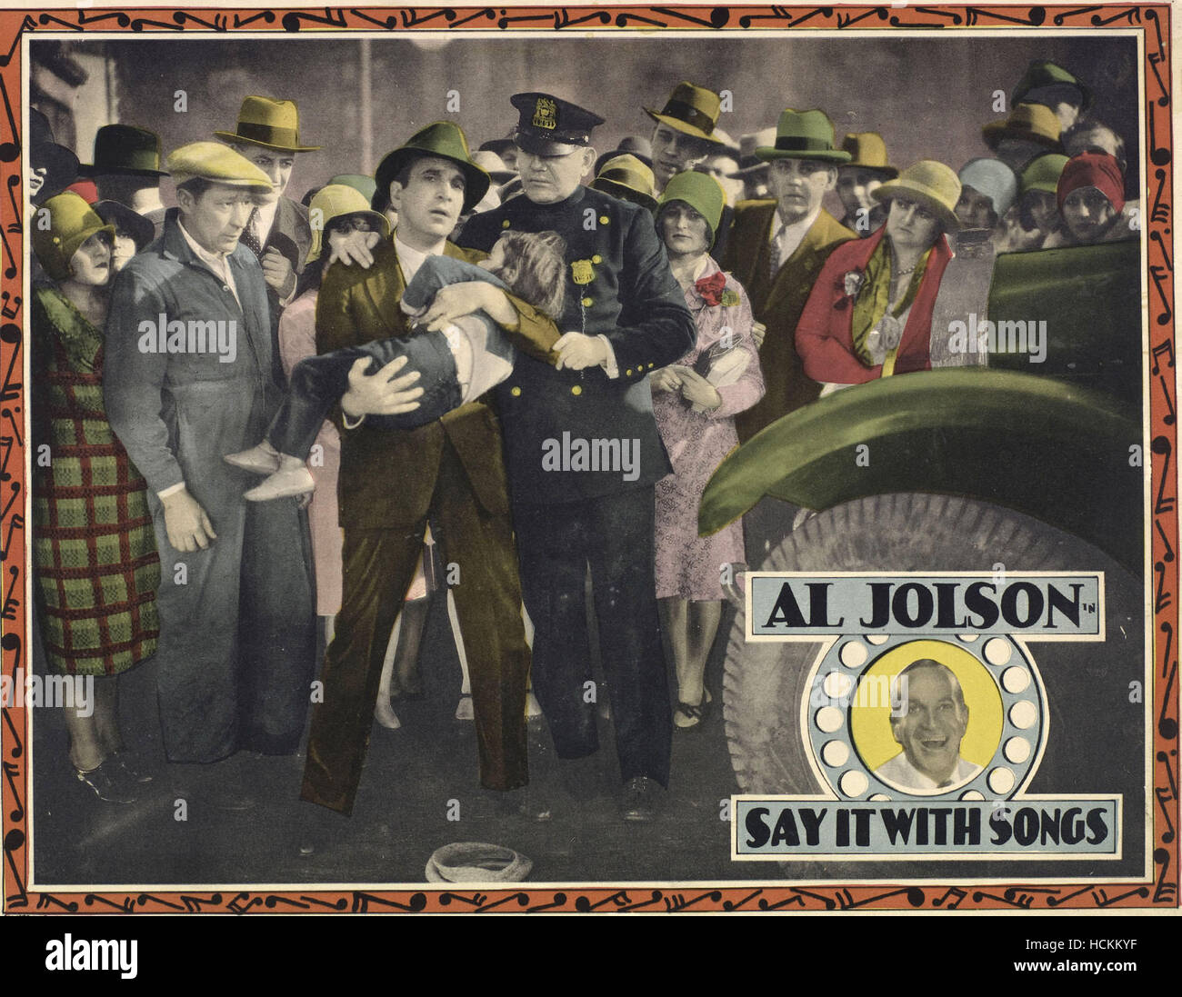 SAY IT WITH SONGS, Al Jolson, holding Davey Lee, 1929 Stock Photo - Alamy