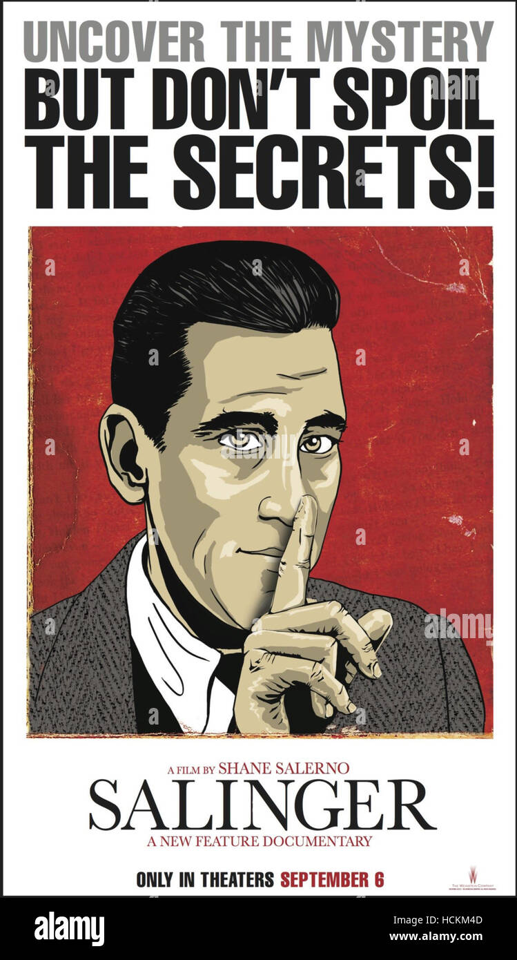 SALINGER, US poster art, J.D. Salinger, 2013. ©Weinstein Company ...