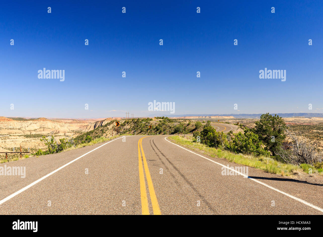 at The Hogback, Utah's Scenic Byway 12, Utah, USA Stock Photo - Alamy
