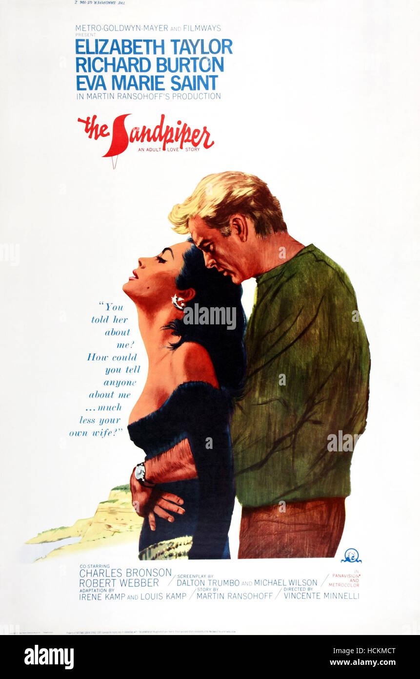THE SANDPIPER, US poster art, from left: Elizabeth Taylor, Richard ...