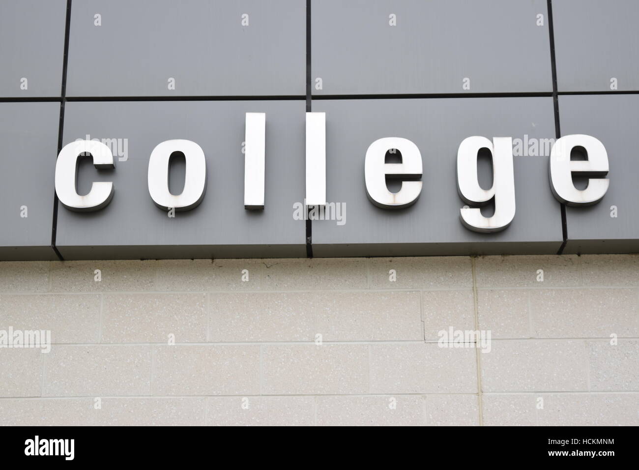 Black college campus sign entrance hi-res stock photography and images ...