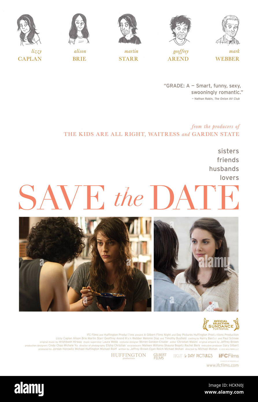 SAVE THE DATE, US poster art, Lizzy Caplan, Alison Brie, 2012. Ph: Elisha Christian/©IFC Films ...