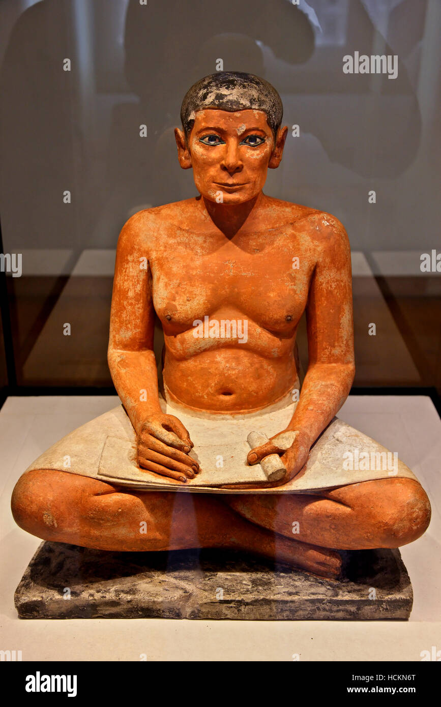 Seated Scribe The Seated Scribe Ancient Egyptian Scribe Statue