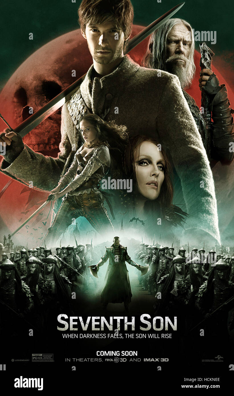 SEVENTH SON, clockwise from top: Ben Barnes, Jeff Bridges, Julianne ...