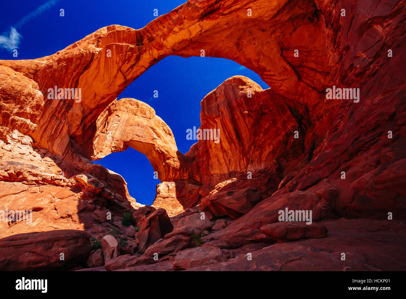 Double Arch is a close-set pair of natural arches, one of the more ...