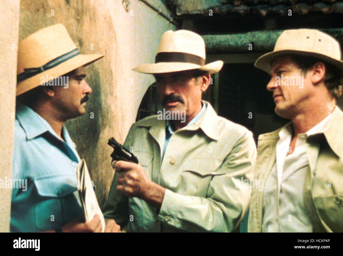 THE SEA WOLVES, from left: Marc Zuber, Gregory Peck, Roger Moore, 1980 ...