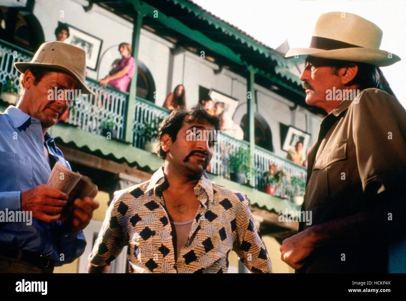 THE SEA WOLVES, from left: Roger Moore, Mohan Agashe, Gregory Peck ...