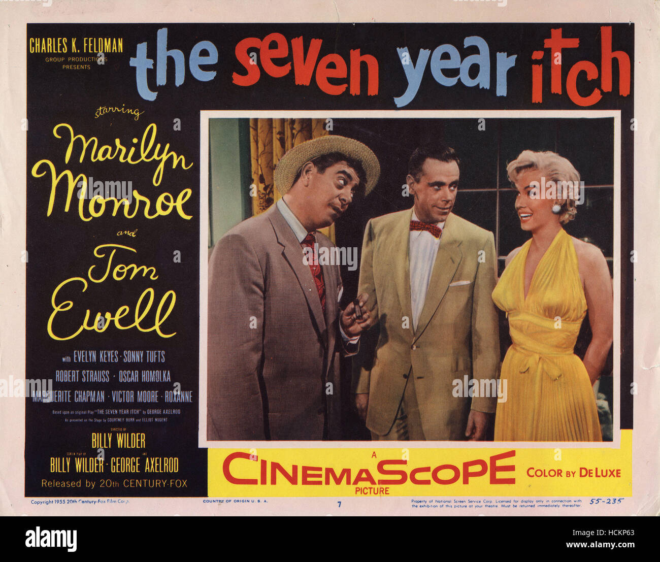 THE SEVEN YEAR ITCH, from left: Robert Strauss, Tom Ewell, Marilyn ...
