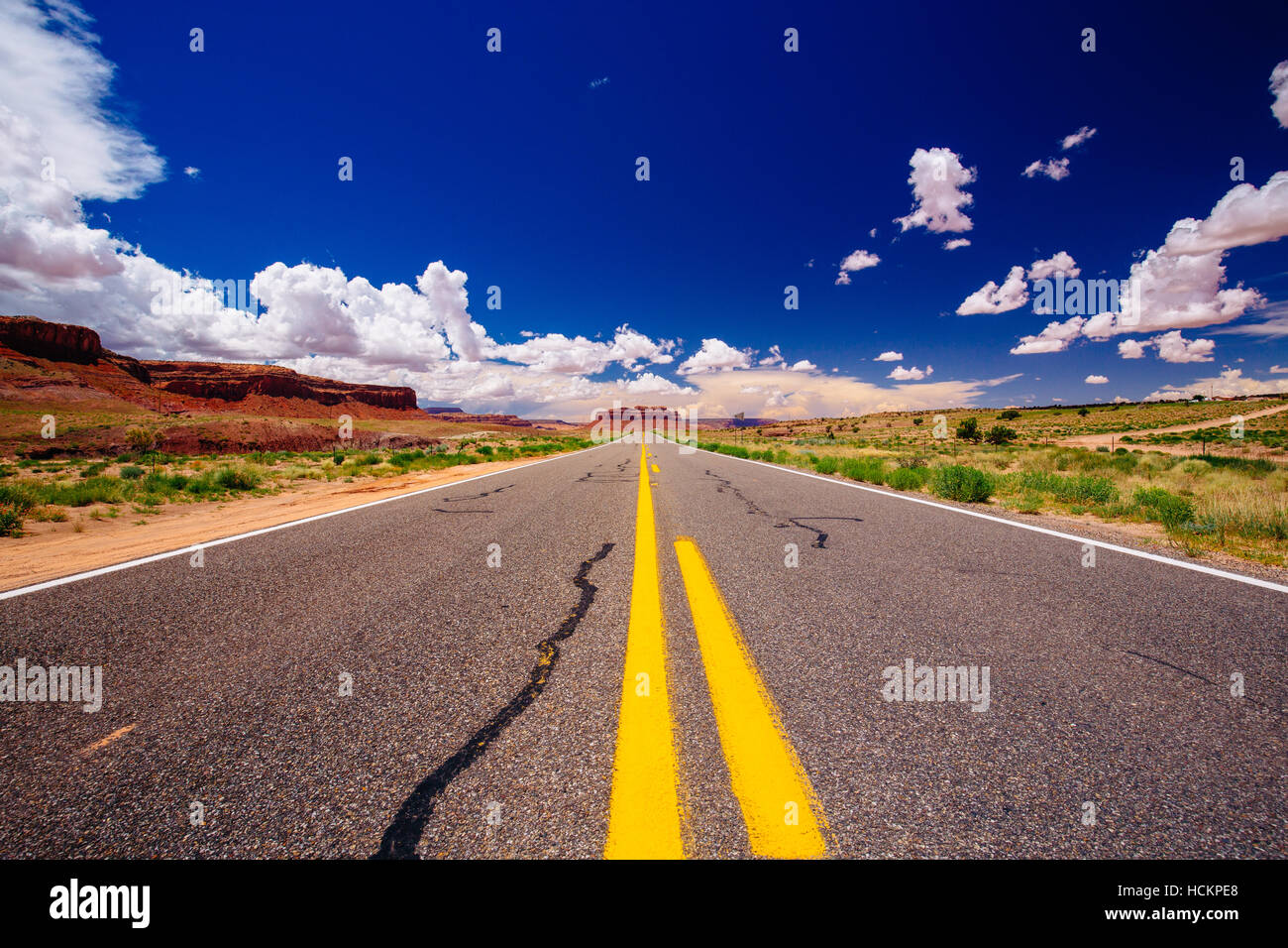 Highway 163 monument valley road hi-res stock photography and images ...