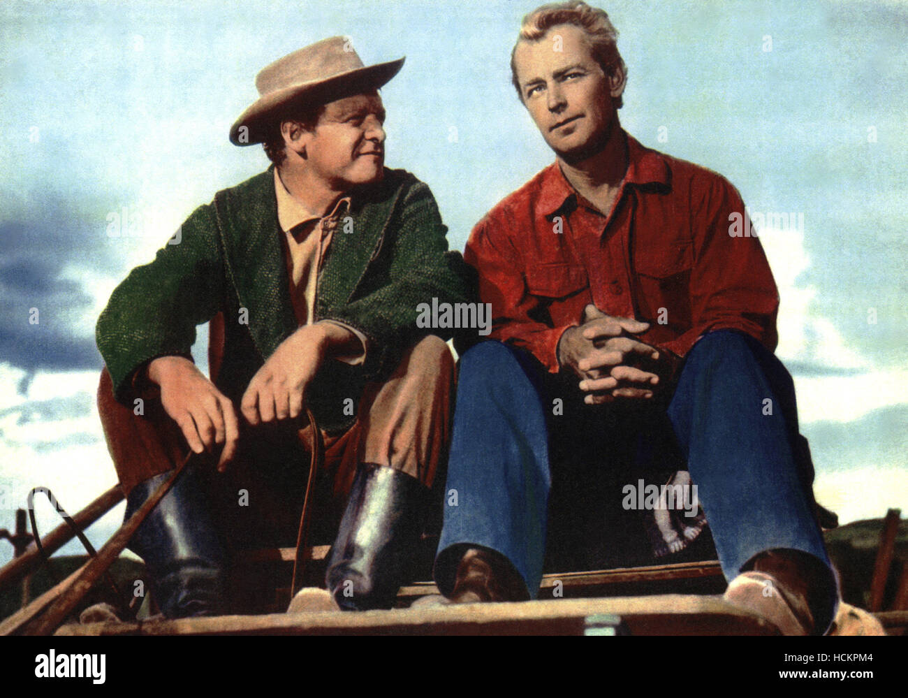 SHANE, Van Heflin, Alan Ladd, 1953 Stock Photo - Alamy