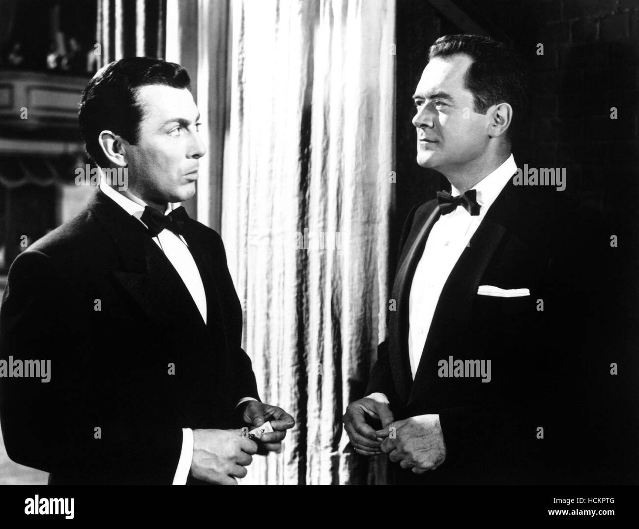 SHE'S BACK ON BROADWAY, from left: Nedrick Young, Frank Lovejoy, 1953 ...