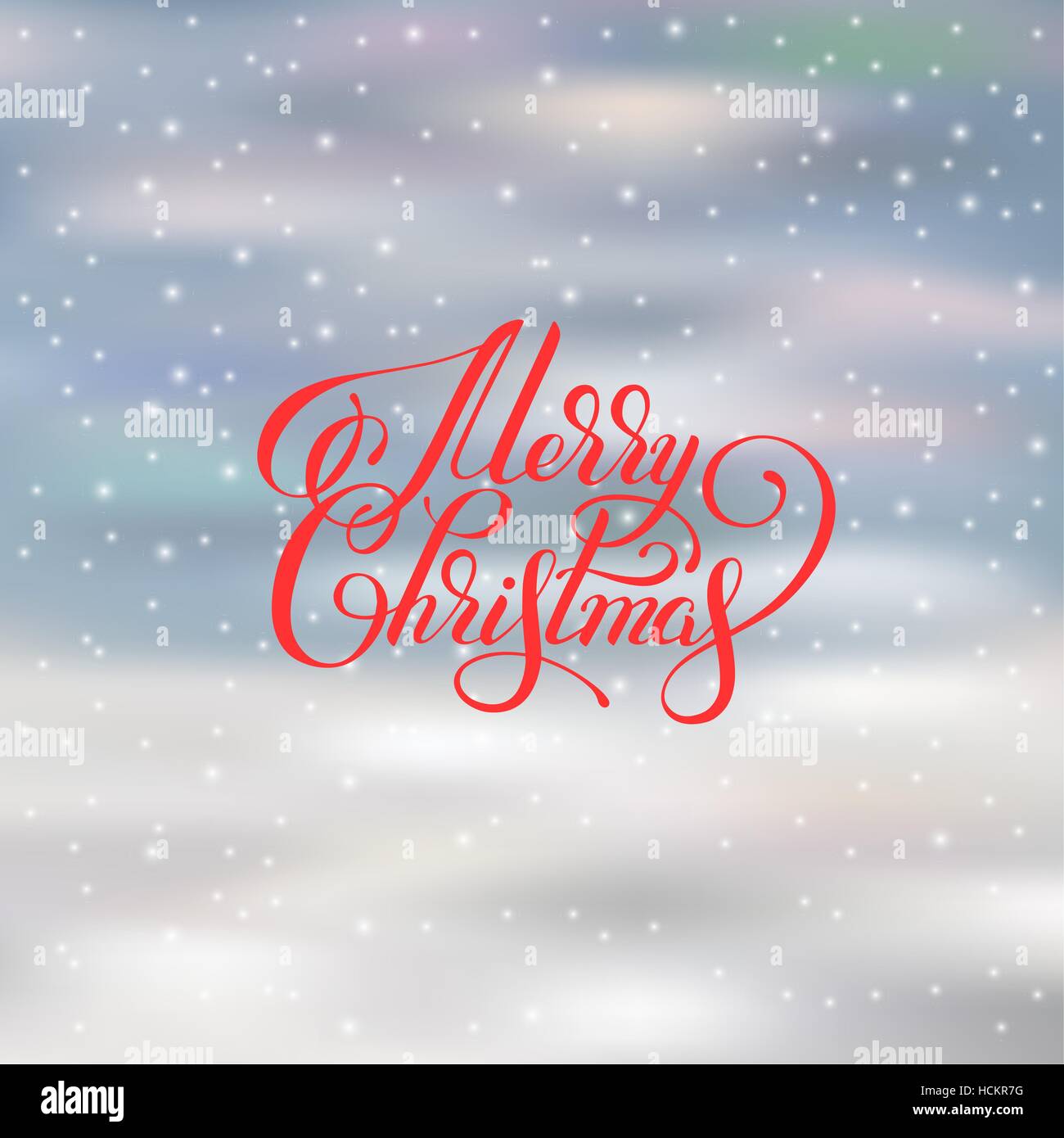 merry christmas red handwritten lettering inscription holiday ph Stock ...