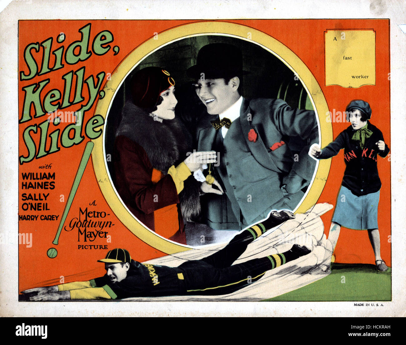 SLIDE, KELLY, SLIDE, from left, Sally O'Neil, William Haines, 1927 ...