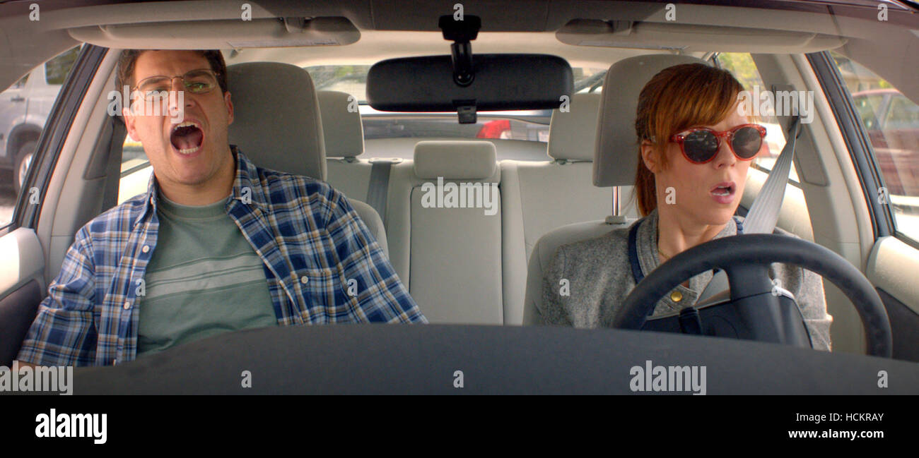SLOW LEARNERS, from left: Adam Pally, Sarah Burns, 2015. ph: Chase ...