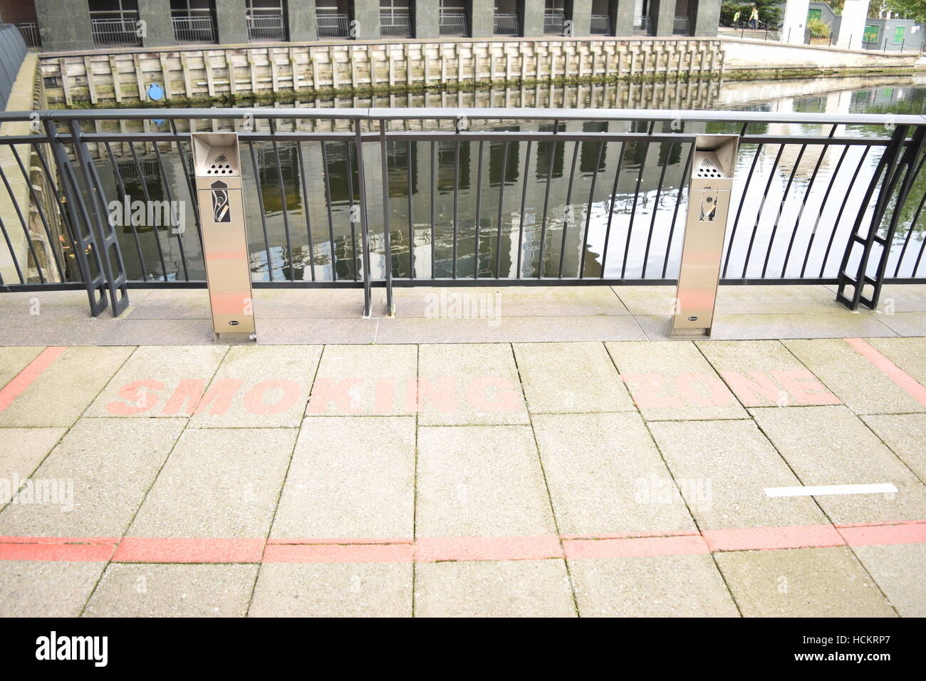 Pedestrian bridge walkway Stock Photo - Alamy