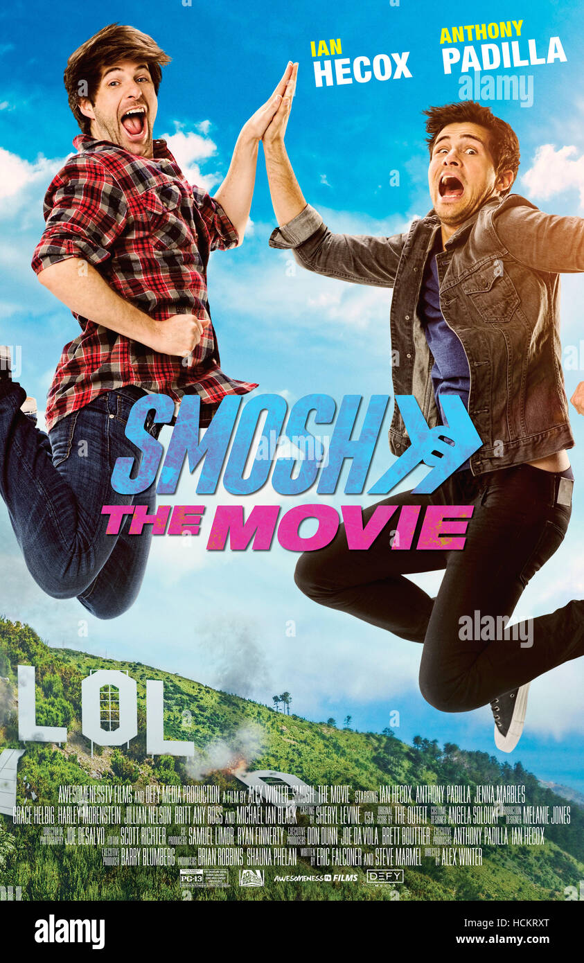 SMOSH: THE MOVIE, US poster, from left: Ian Heckox, Anthony Padilla ...