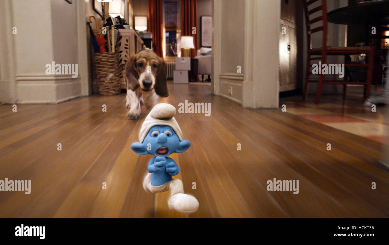 THE SMURFS, Clumsy Smurf (voice: Anton Yelchin), 2011. ©Columbia ...