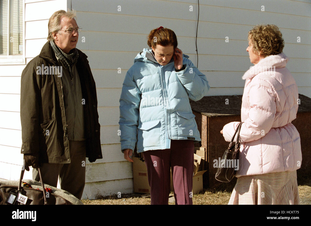 SNOW CAKE, Alan Rickman (left), Sigourney Weaver (center), 2006. ©IFC ...