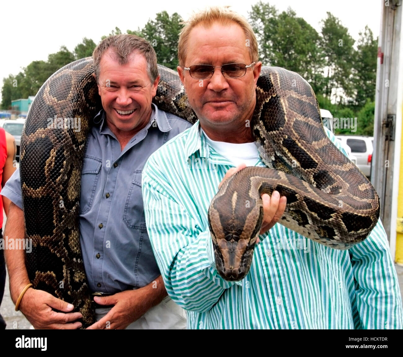 SNAKES ON A PLANE, snake handler Jules Sylvester, director David Ellis ...