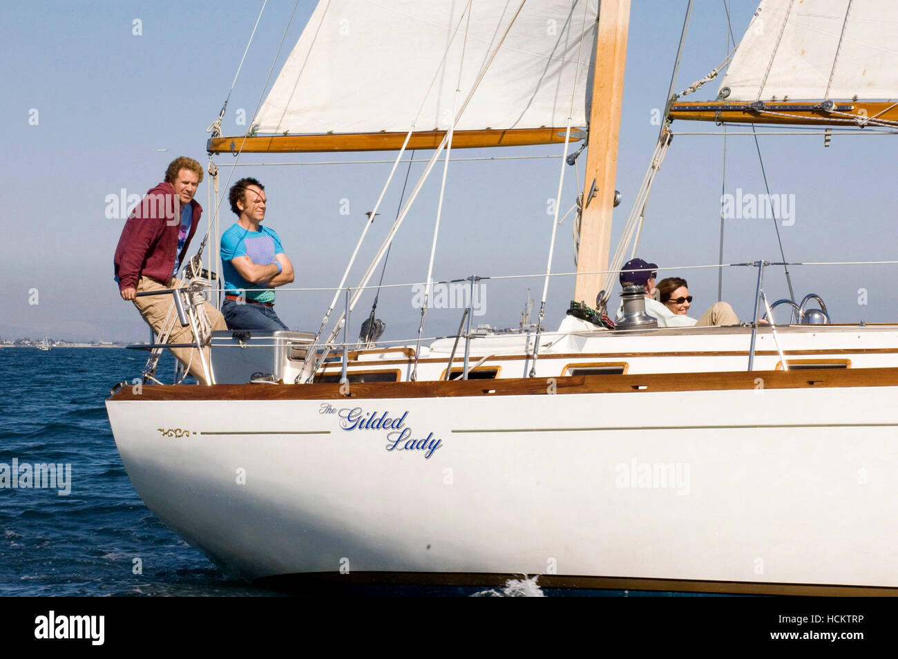 STEP BROTHERS, back of boat from left: Will Ferrell, John C. Reilly ...