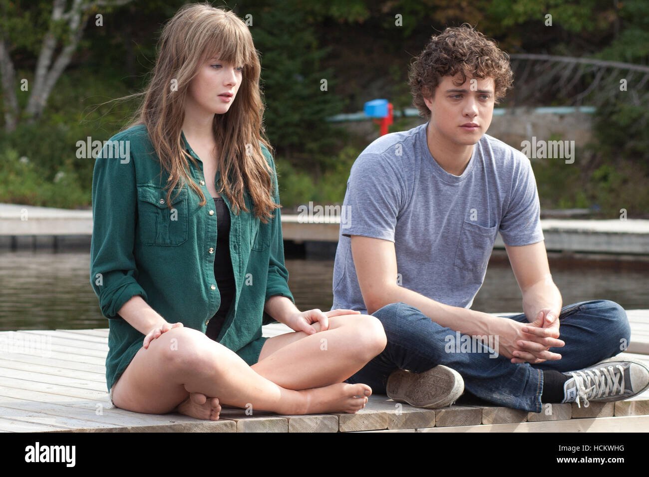 STAGE FRIGHT, from left: Allie MacDonald, Douglas Smith, 2014. ©Magnet ...