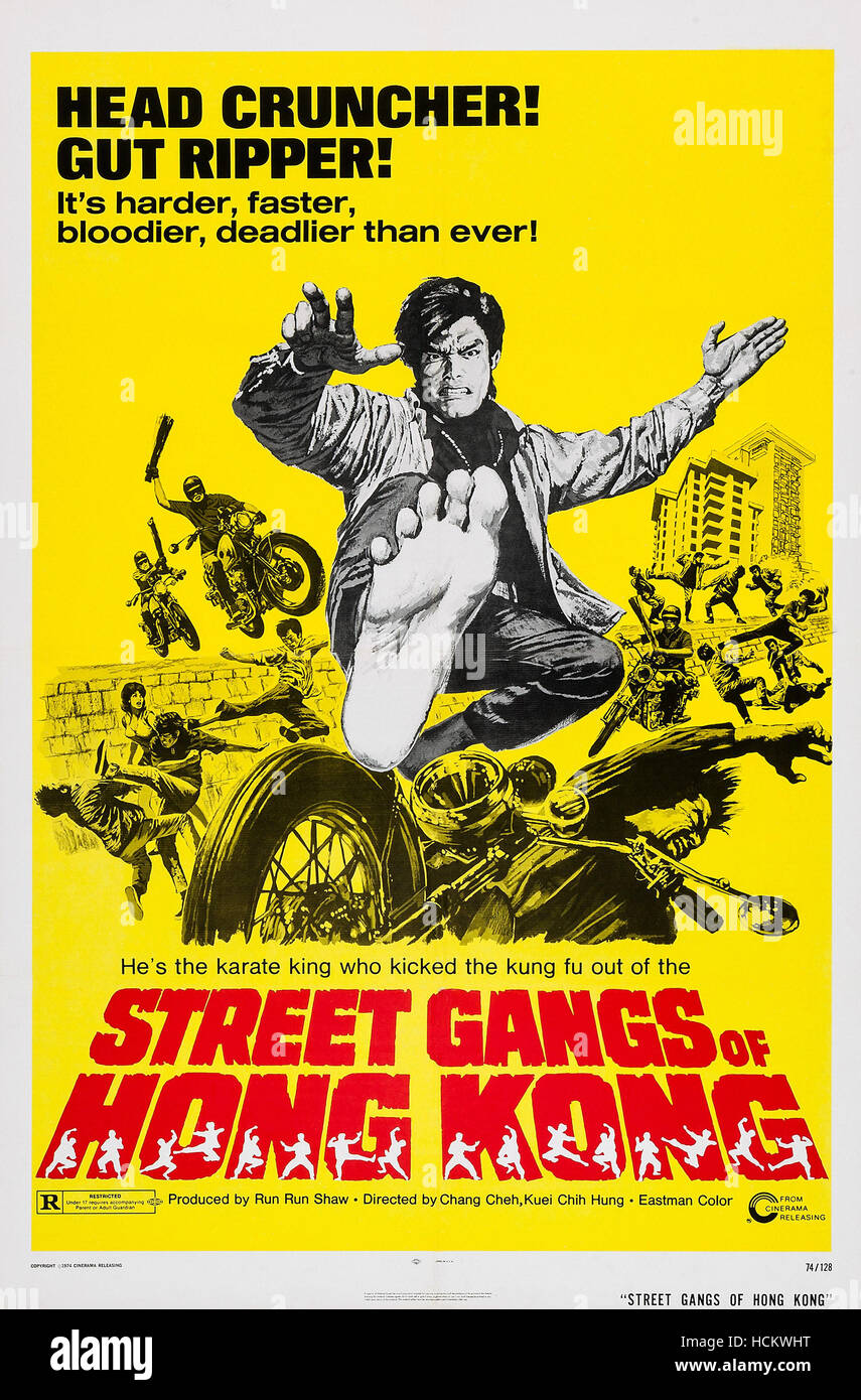 STREET GANGS OF HONG KONG, (aka FEN NU QING NIAN), US poster art, 1973 ...