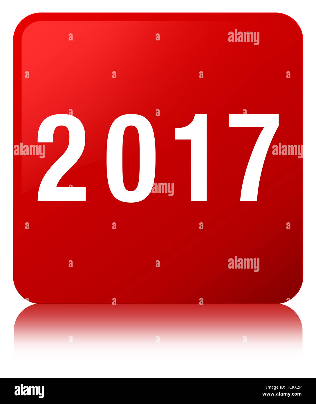 Red glossy square button Cut Out Stock Images & Pictures - Alamy