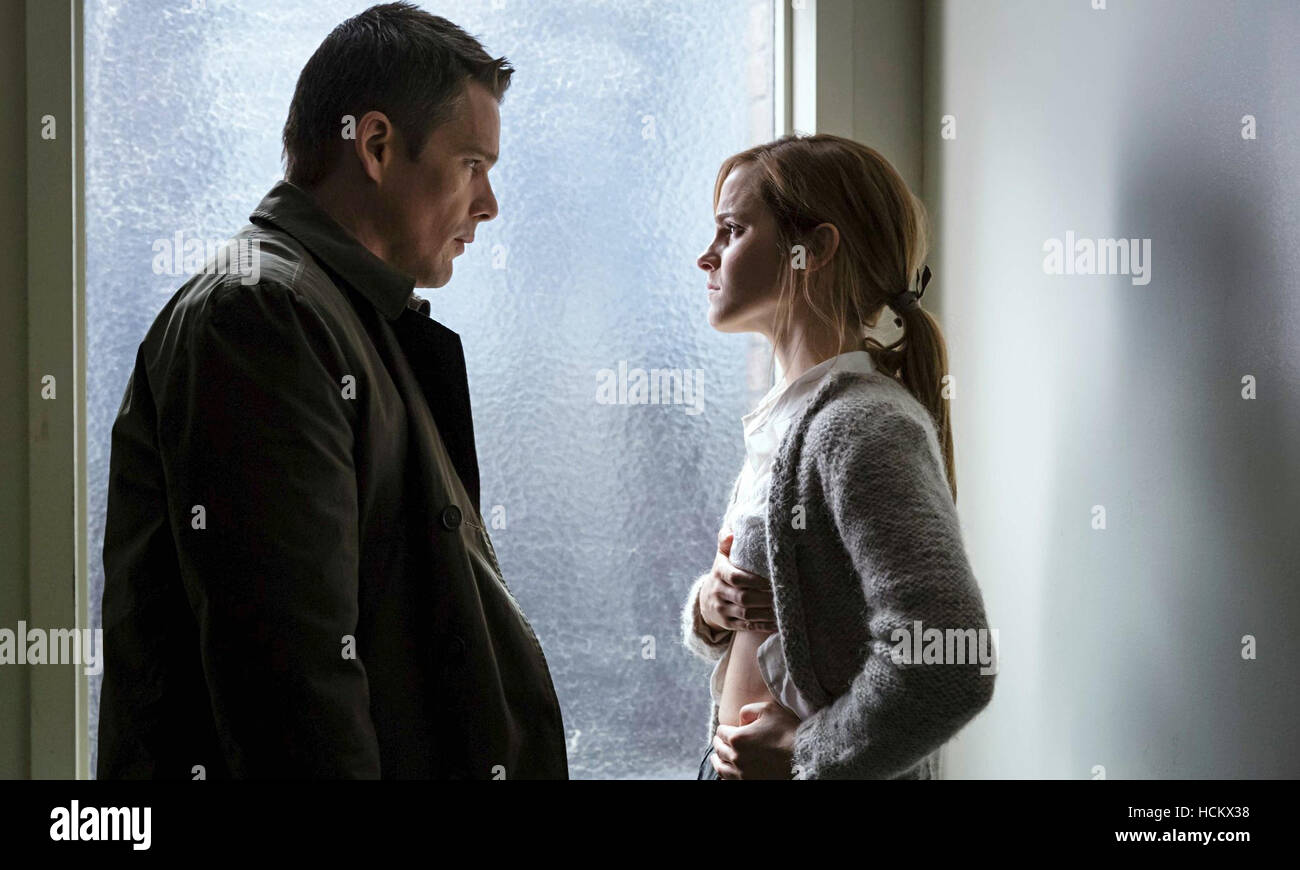 REGRESSION, (aka REGRESION), from left: Ethan Hawke, Emma Watson, 2015 ...