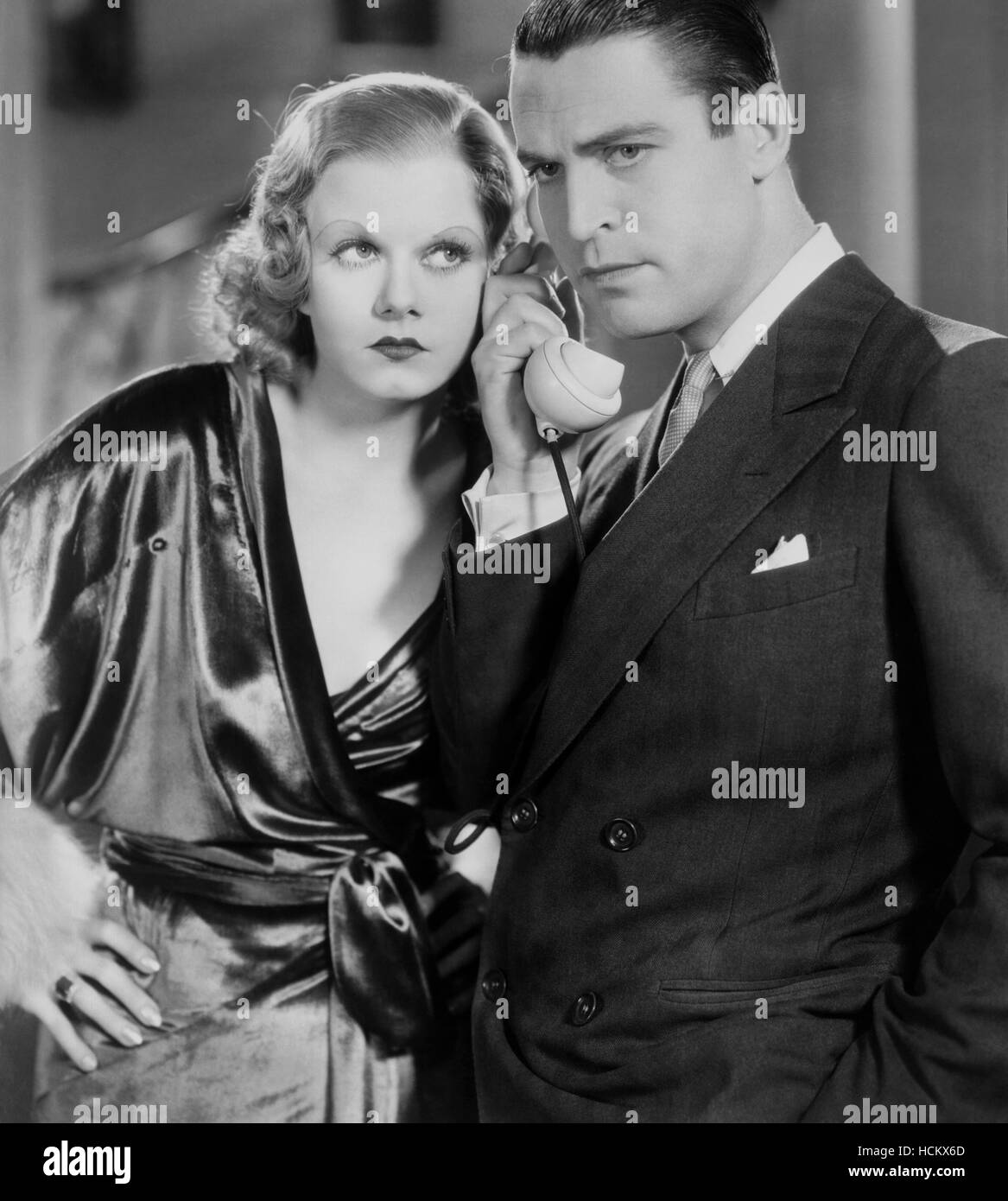 RED-HEADED WOMAN, from left: Jean Harlow, Chester Morris, 1932 Stock ...