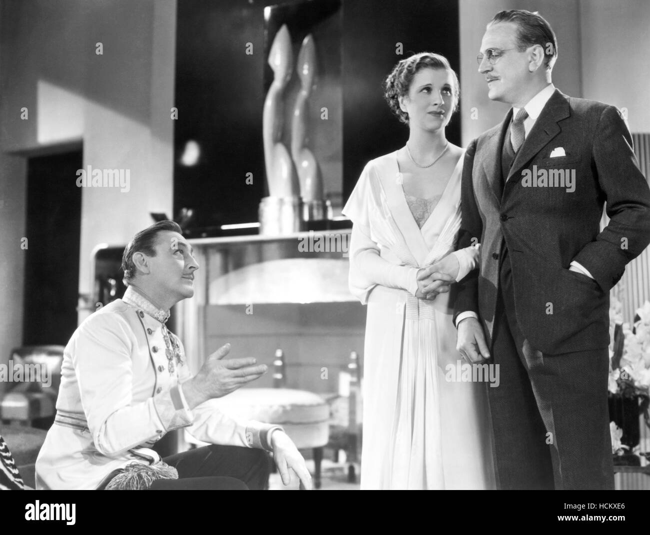 REUNION IN VIENNA, from left: John Barrymore, Diana Wynyard, Frank ...