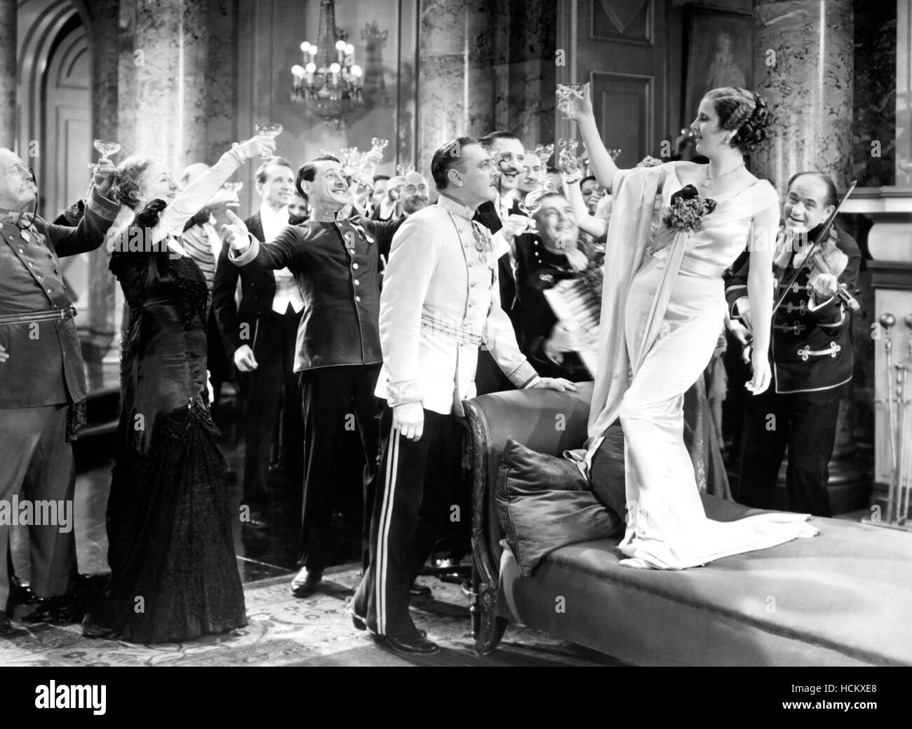 REUNION IN VIENNA, front from left: John Barrymore, Diana Wynyard, 1933 ...