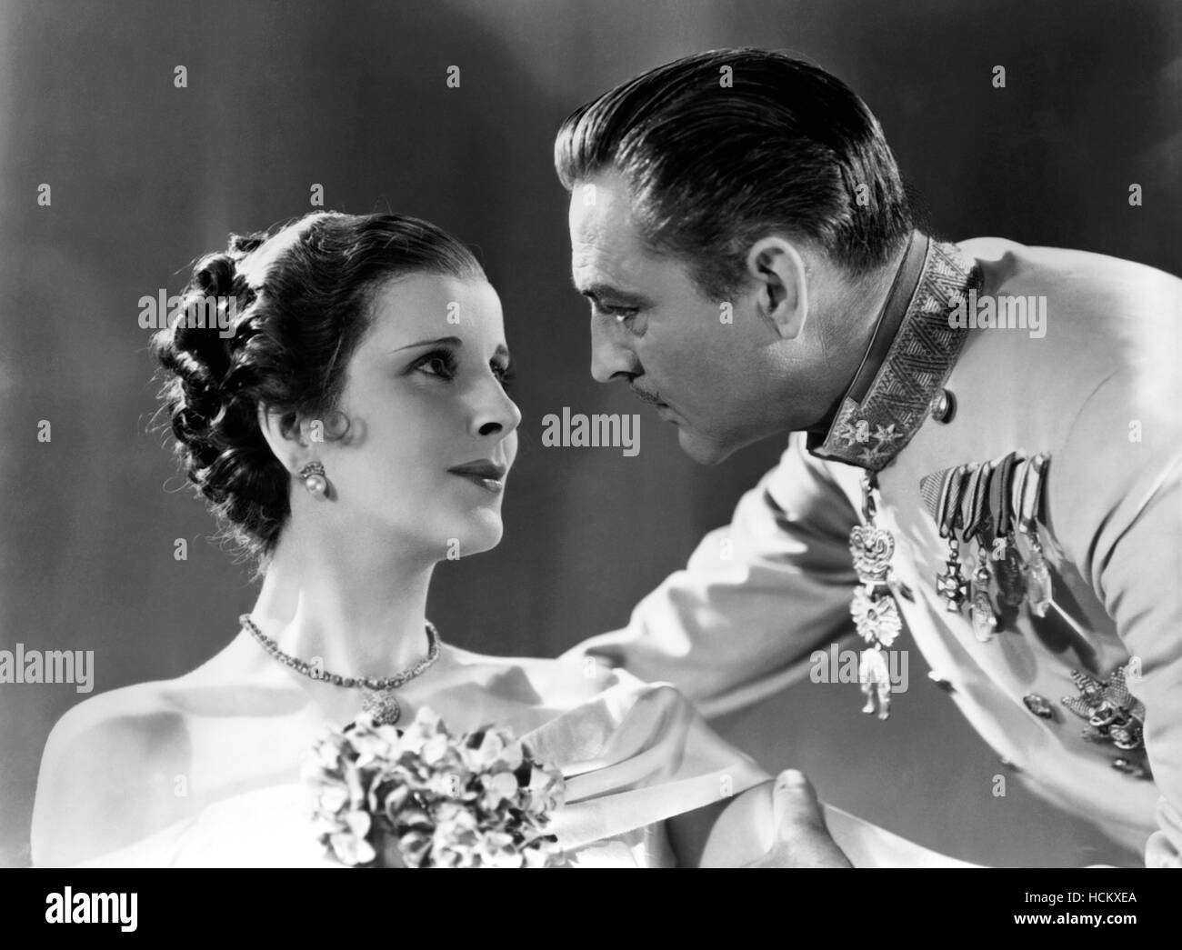 REUNION IN VIENNA, from left: Diana Wynyard, John Barrymore, 1933 Stock ...